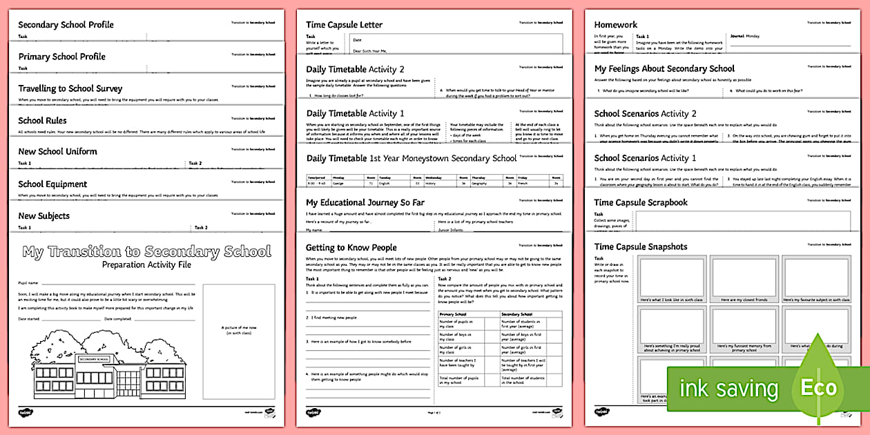 Transition to Secondary School Resources Pack | Twinkl