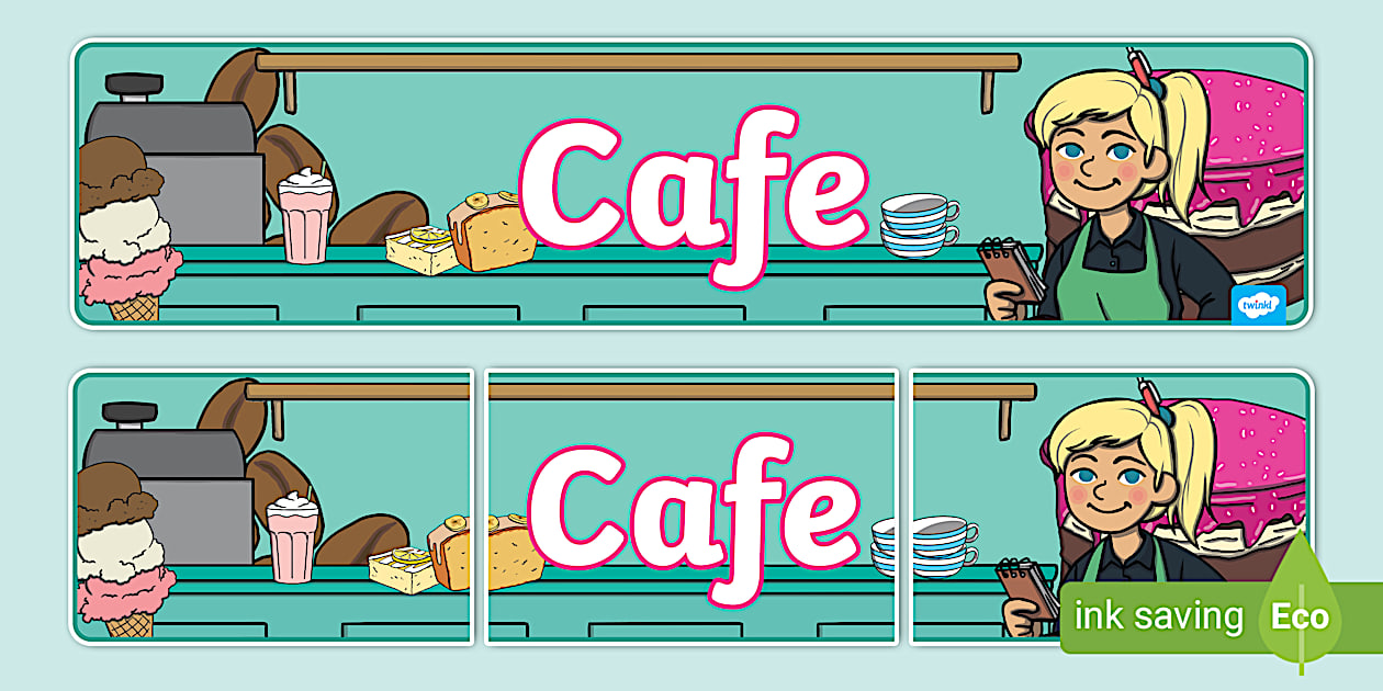 Cafe Banner (teacher made) - Twinkl