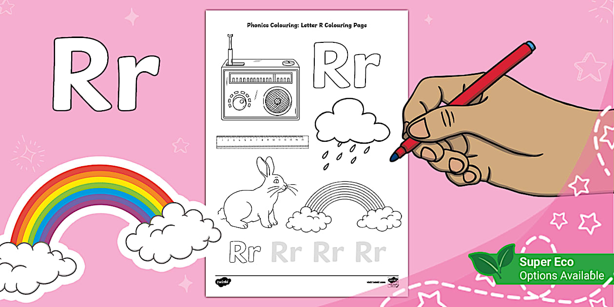 Letter R Phonics Colouring Sheet | Parents Resource - Twinkl