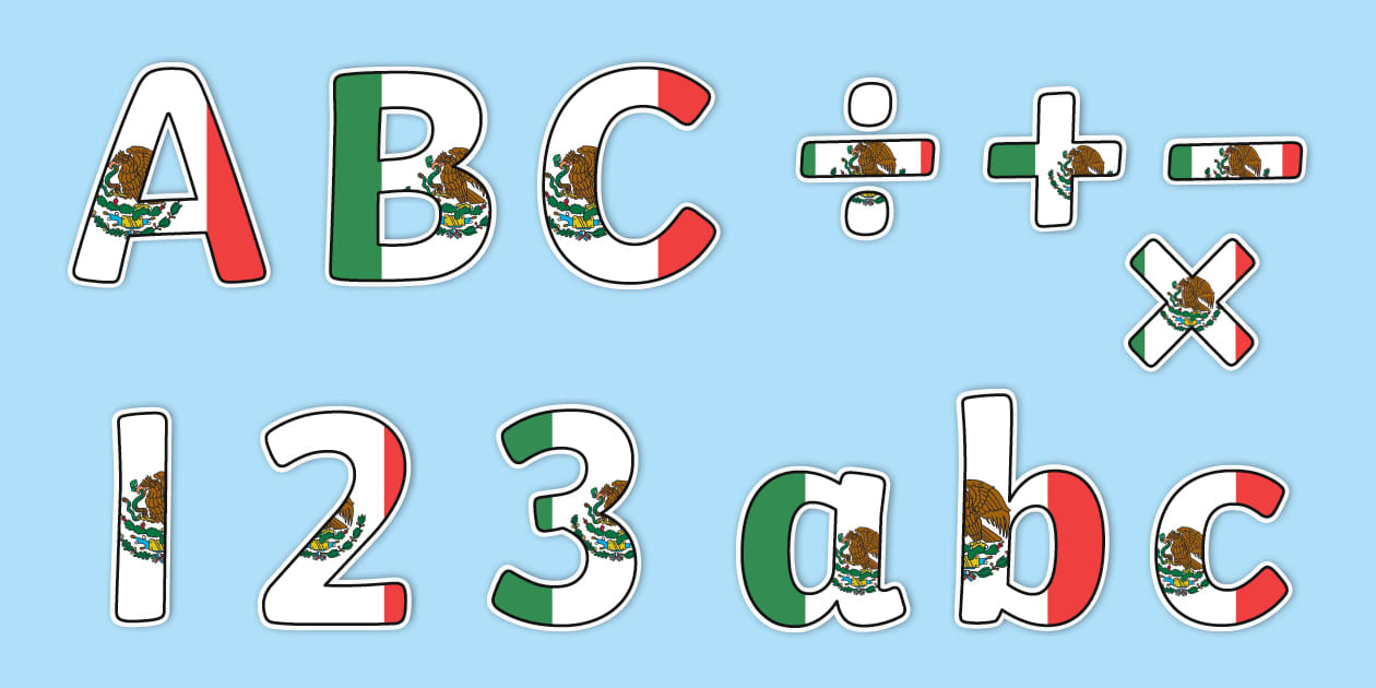 Mexico Display Lettering (teacher made) - Twinkl