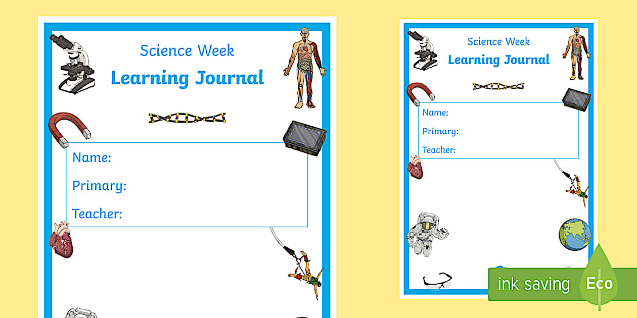 Black and White My Science Week Learning Journey Book Cover
