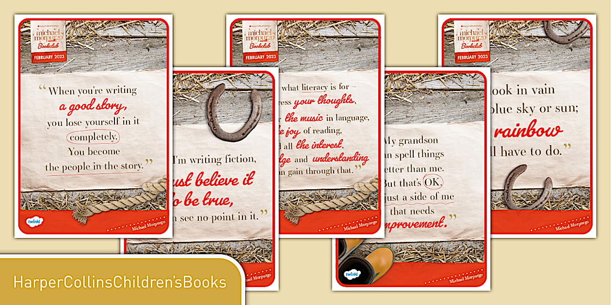 Michael Morpurgo Quotes | Display Posters | English Primary