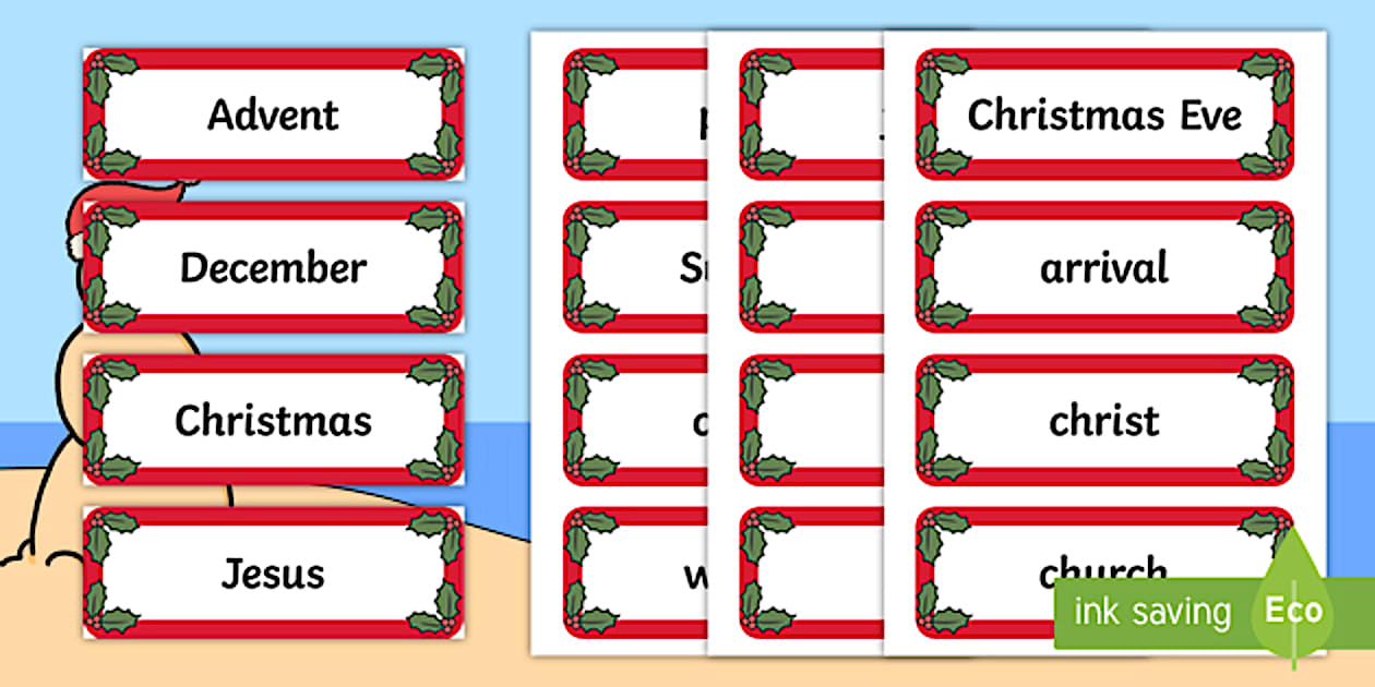 Advent Word Wall