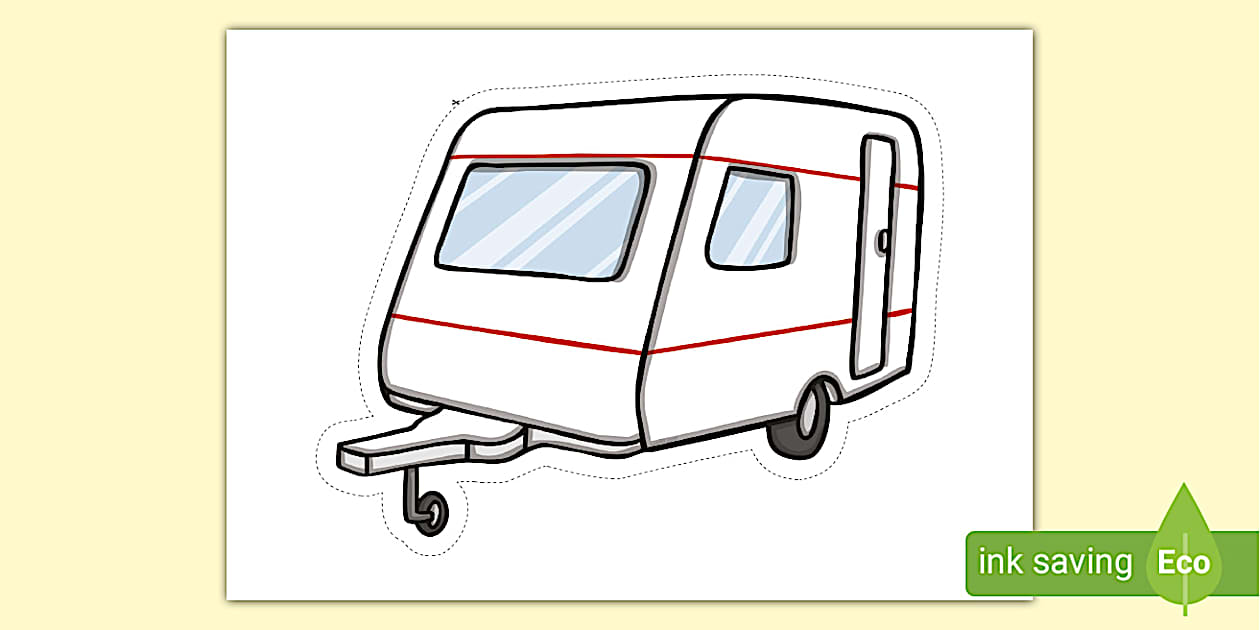 Caravan Display Cut-Out (teacher made) - Twinkl