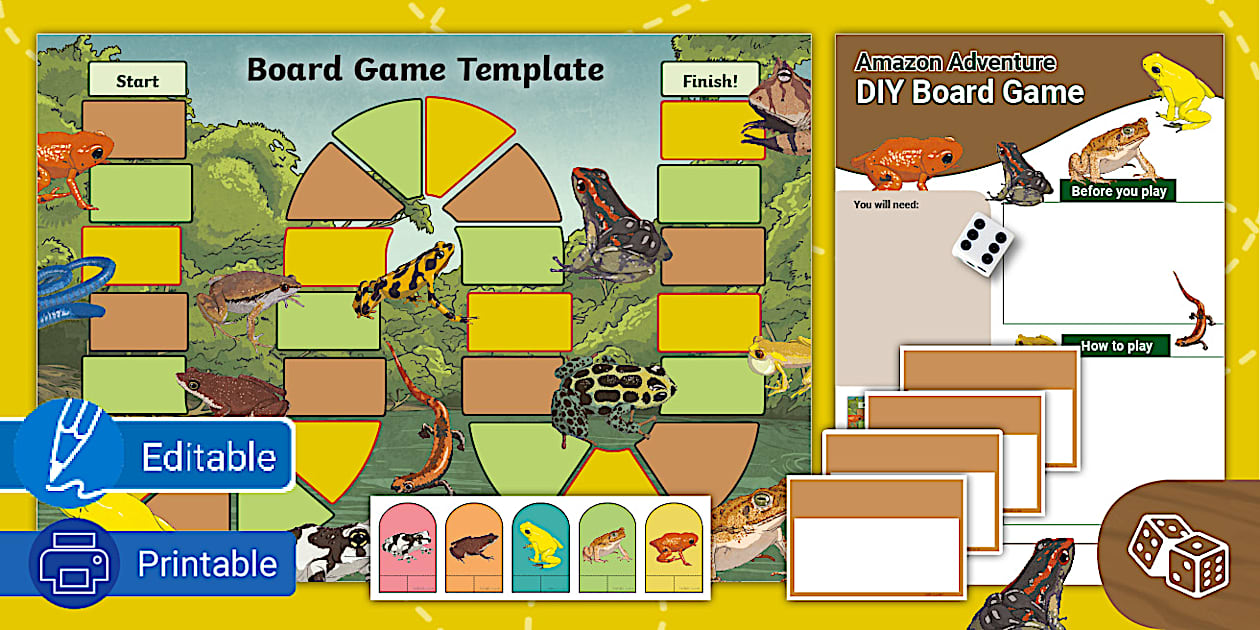 Design Your Own Amazon Adventure Board Game with KS3 and KS2