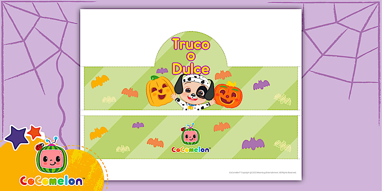 FREE! - Corona para halloween de Cocomelon | Twinkl USA