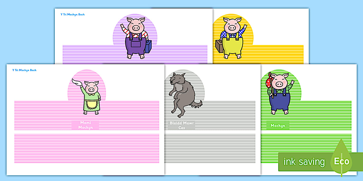 Bandiau Pen Chwarae Rôl - Twinkl