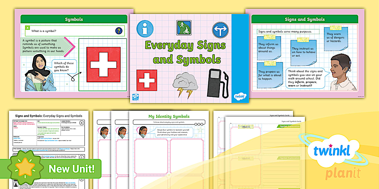 RE: Signs and Symbols: Everyday Signs and Symbols. Year 3 Lesson 1