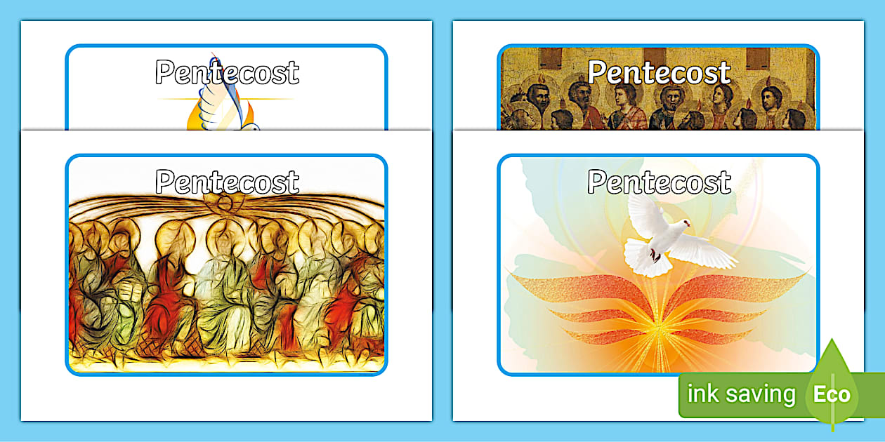 KS2 Pentecost Display Images (teacher made) - Twinkl