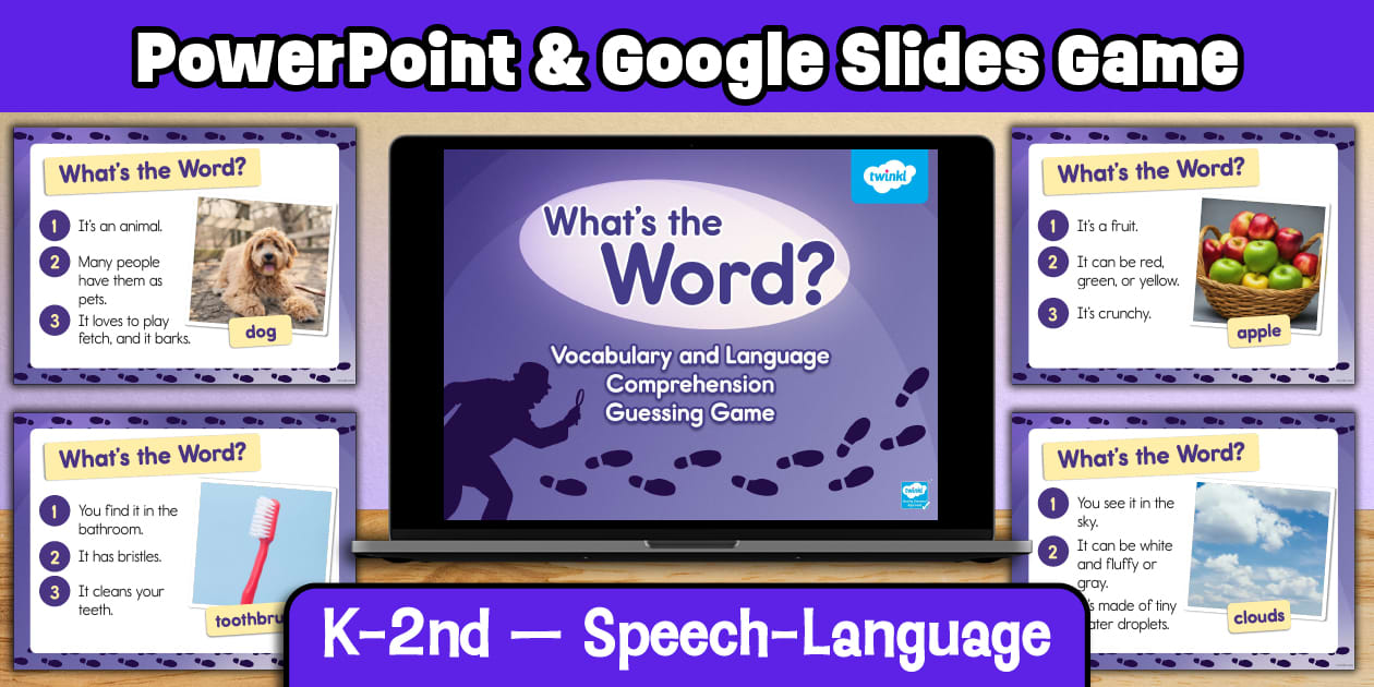 What’s the Word? Vocabulary & Language Guessing Game