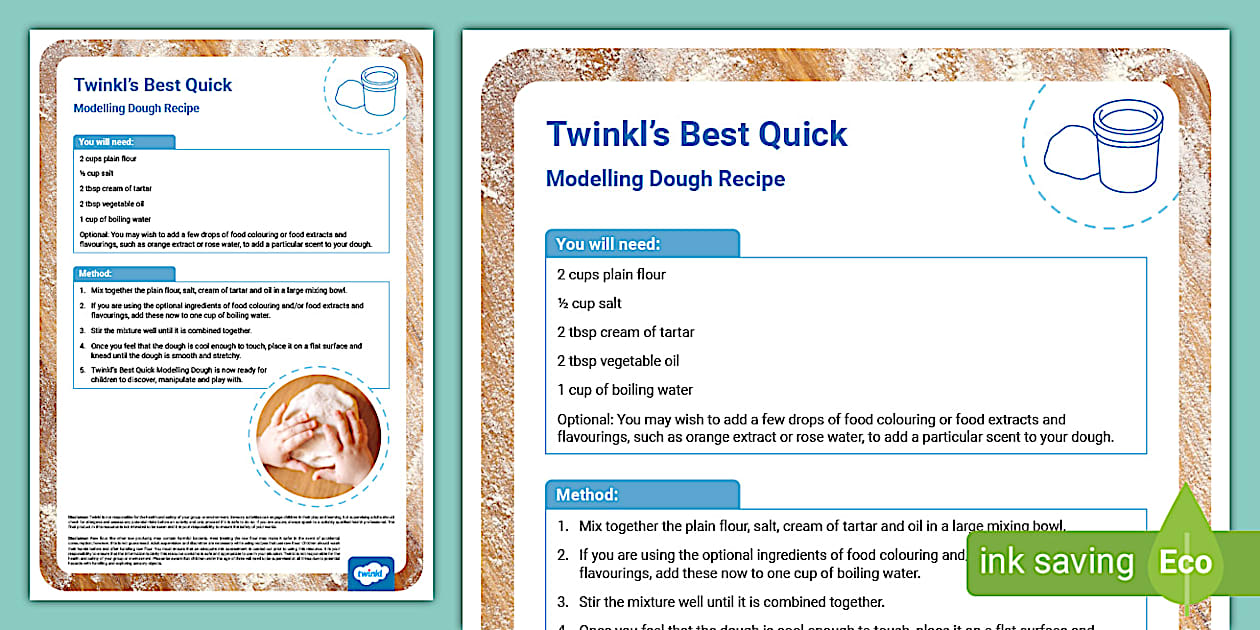 Twinkl's Best Quick Modelling Dough Recipe | Twinkl - Twinkl