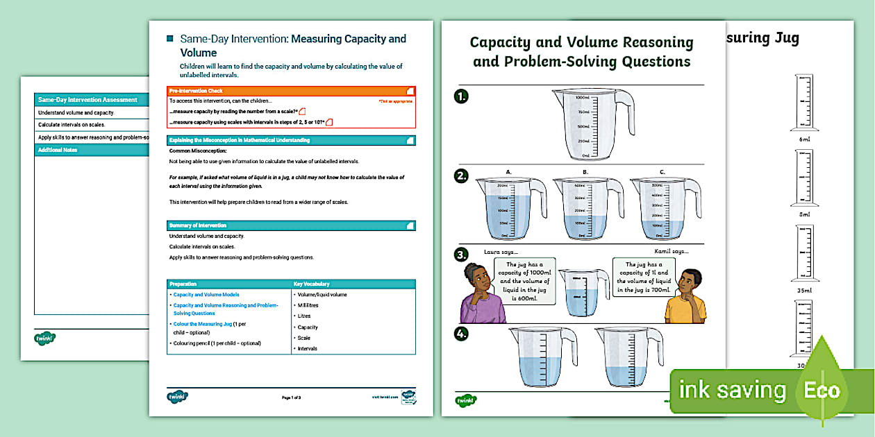 👉 Y3 Intervention: Measuring Capacity (teacher made)