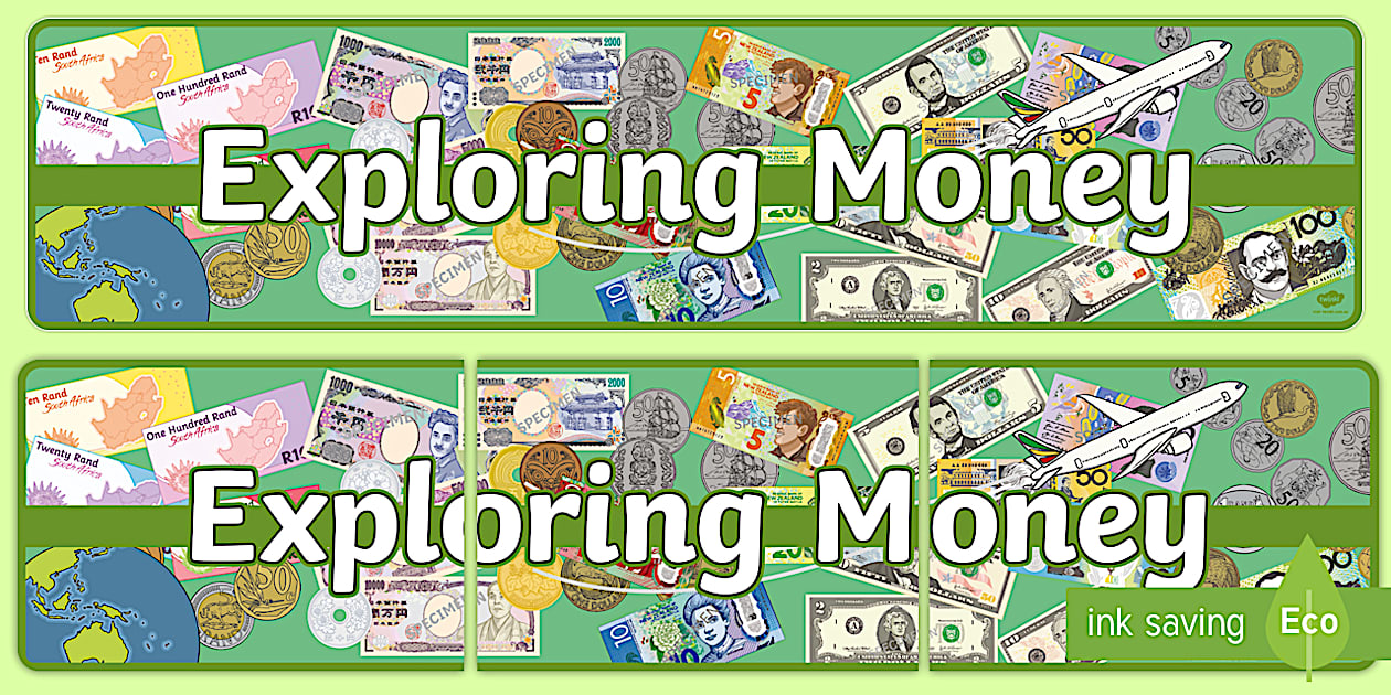 Exploring Money Display Banner (teacher made) - Twinkl