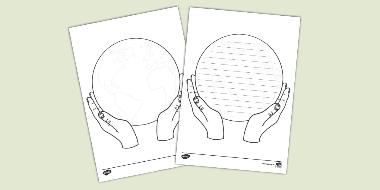 The Globe Writing Template (teacher made) - Twinkl