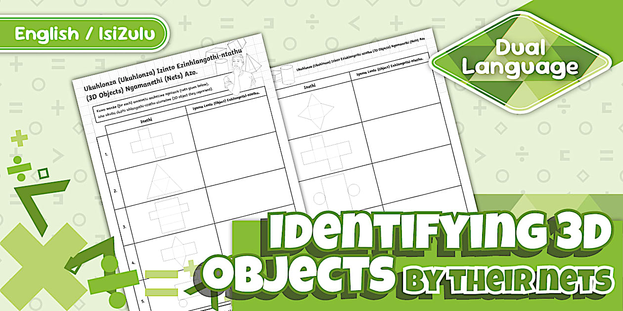 Identifying 3D Objects by Their Nets