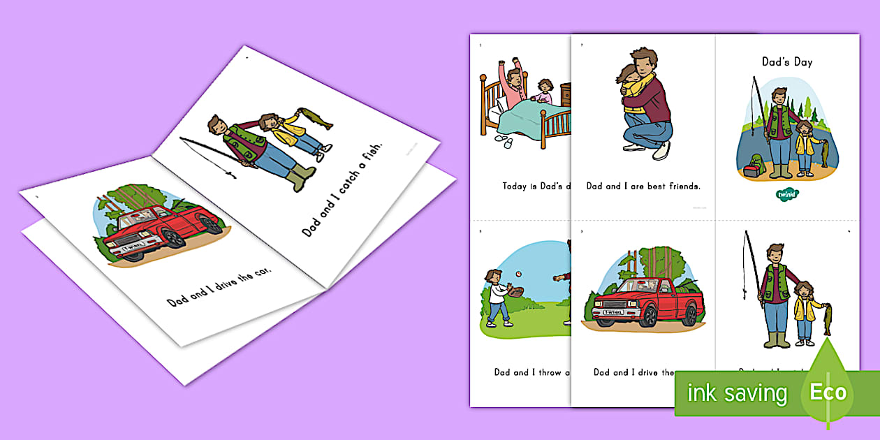 Dad's Day Early Emergent Reader | Father’s Day | Twinkl USA