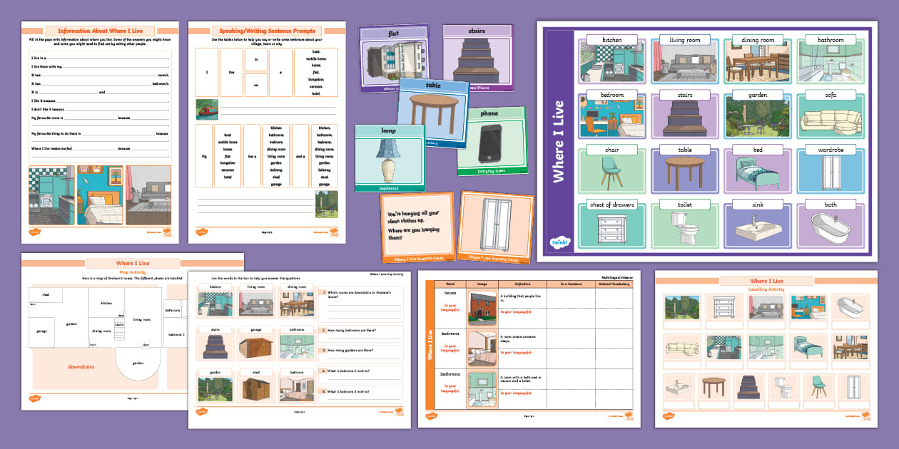 Community Pack for Younger Learners of EAL - Where I Live