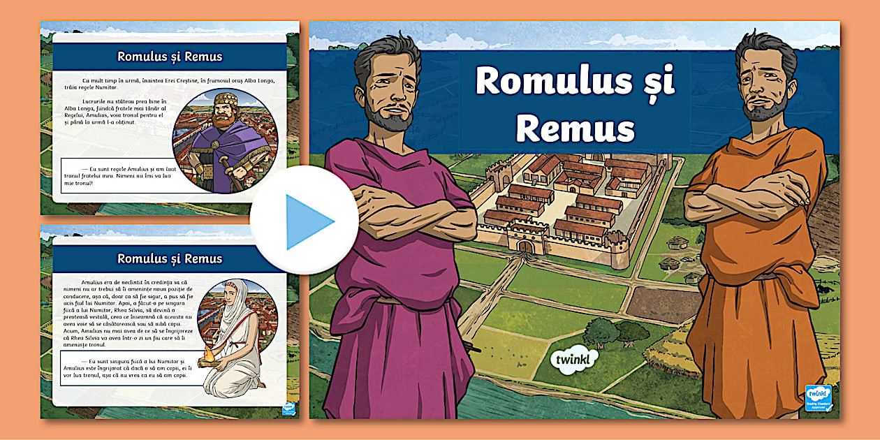 Povestea lui Romulus și Remus – Prezentare PowerPoint