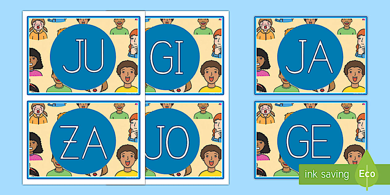 Tarjetas de sílabas: Todo sobre mí (teacher made) - Twinkl