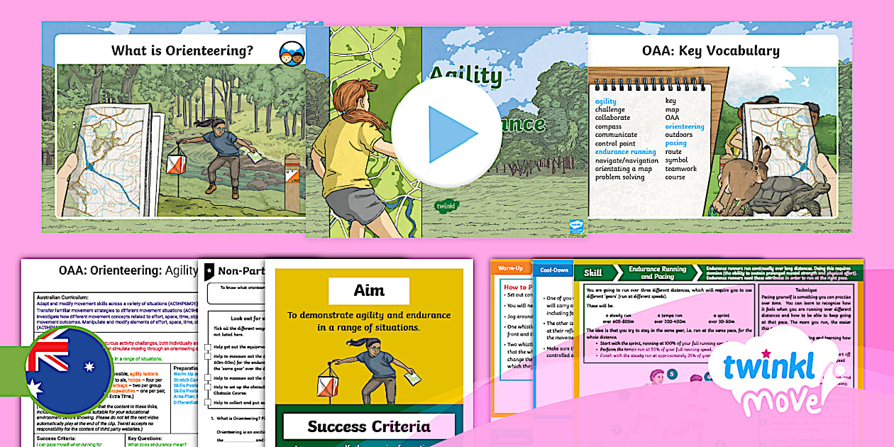 Year 5 OAA Lesson 2: Agility and Endurance (teacher made)