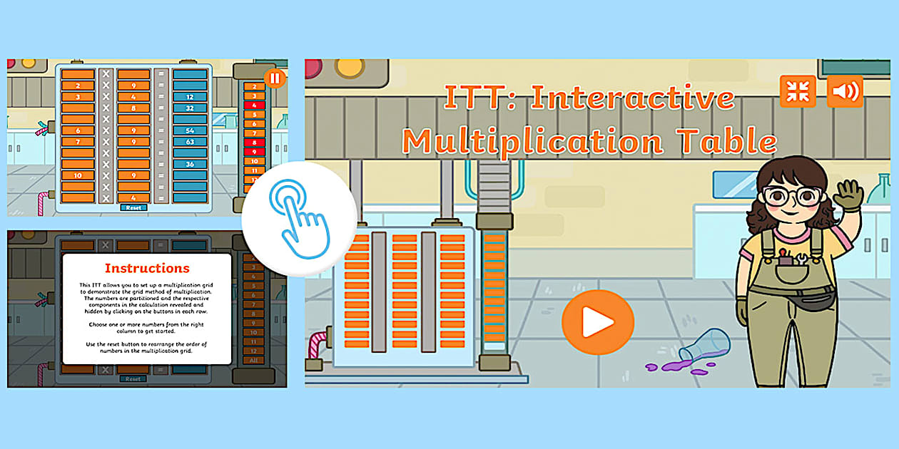 ๐ Teaching Tools: Interactive Multiplication Table