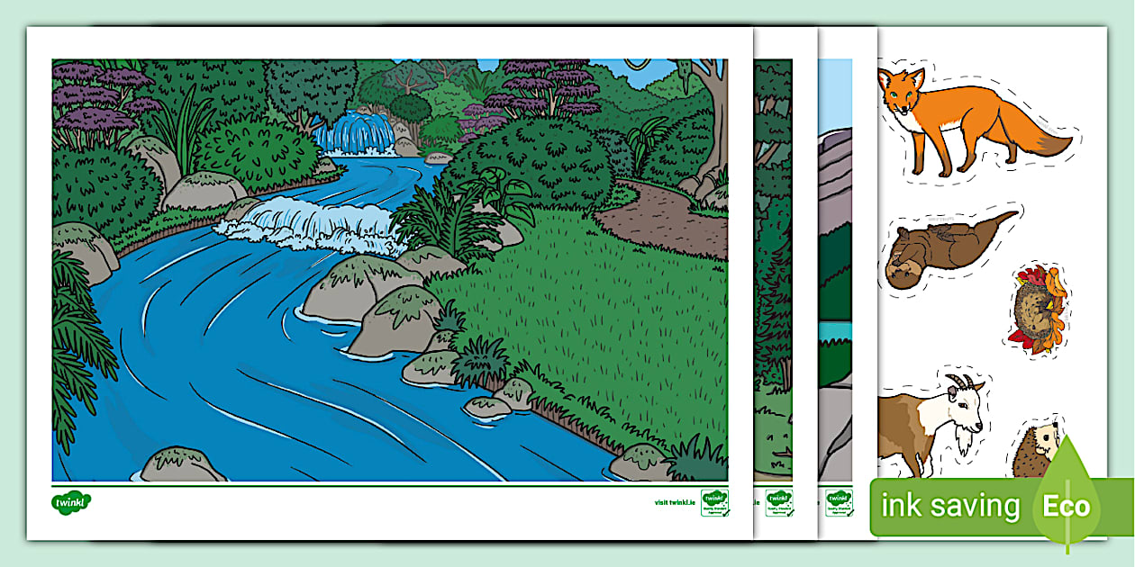 Wild Irish Animals Small World SESE Aistear Junior Infants