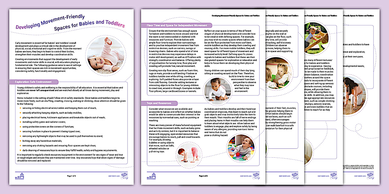 Developing Movement-Friendly Spaces for Babies and Toddlers