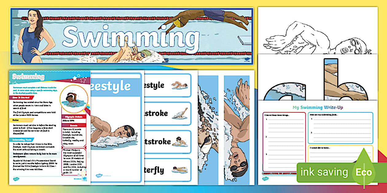 The Olympics Swimming Resource Pack (teacher made) - Twinkl