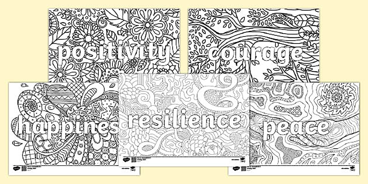 Mindfulness Colouring | Mental Health | Primary Resources