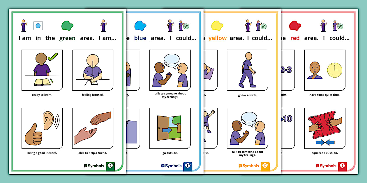 Twinkl Symbols: Older Learners: Self-Regulation Strategies