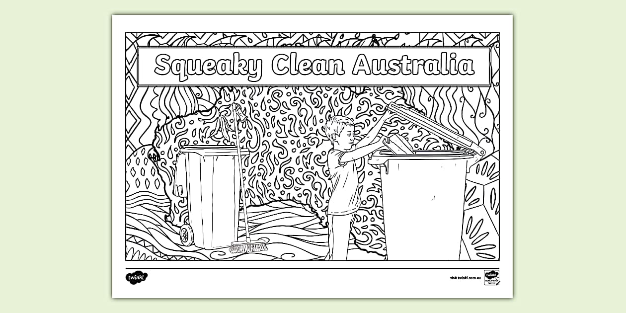 Squeaky Clean Australia Mindfulness Colouring (teacher made)