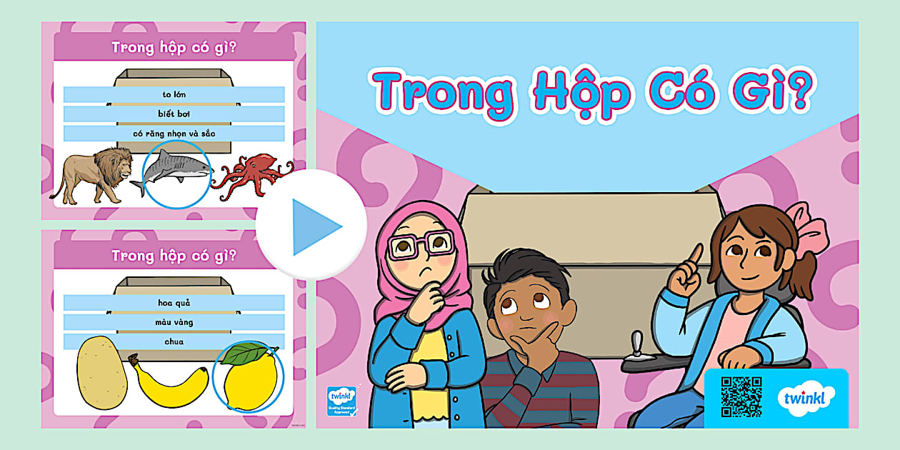 Powerpoint Trò Chơi Trong Hộp Có Gì? (teacher made)