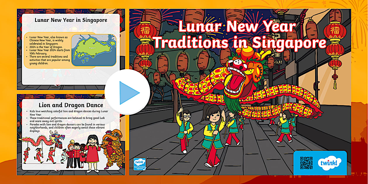 Lunar New Year Traditions in Singapore PowerPoint - Twinkl