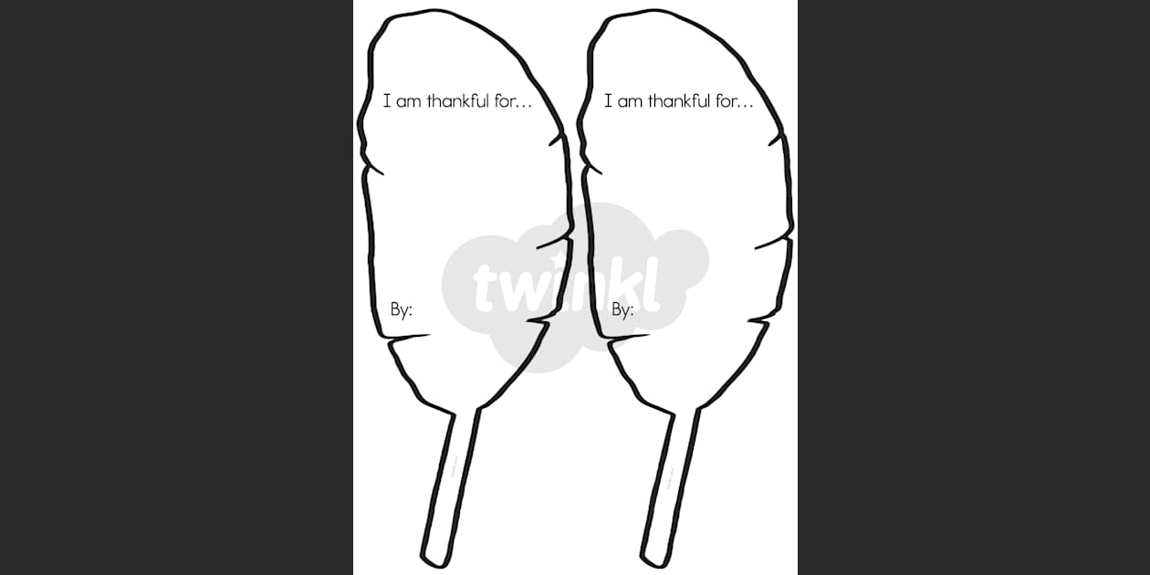 turkey feather stencil