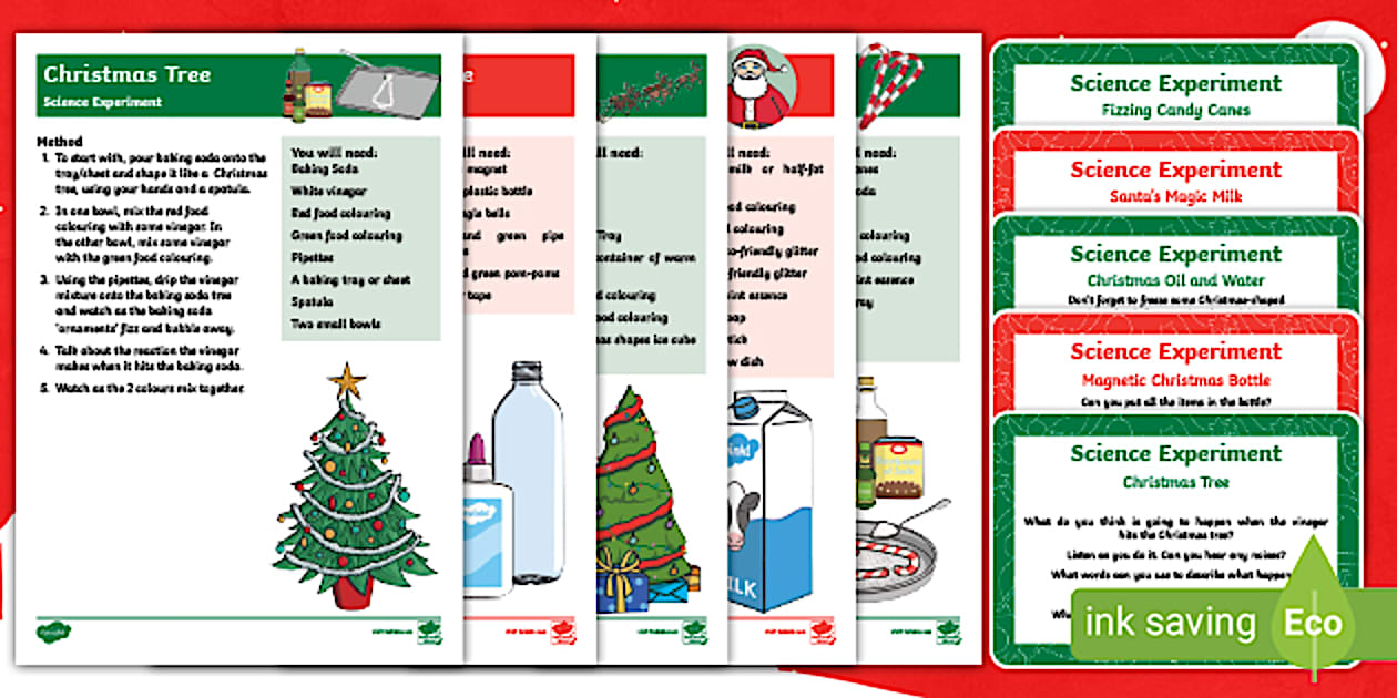 Christmas investigation - Christmas Science Experiment