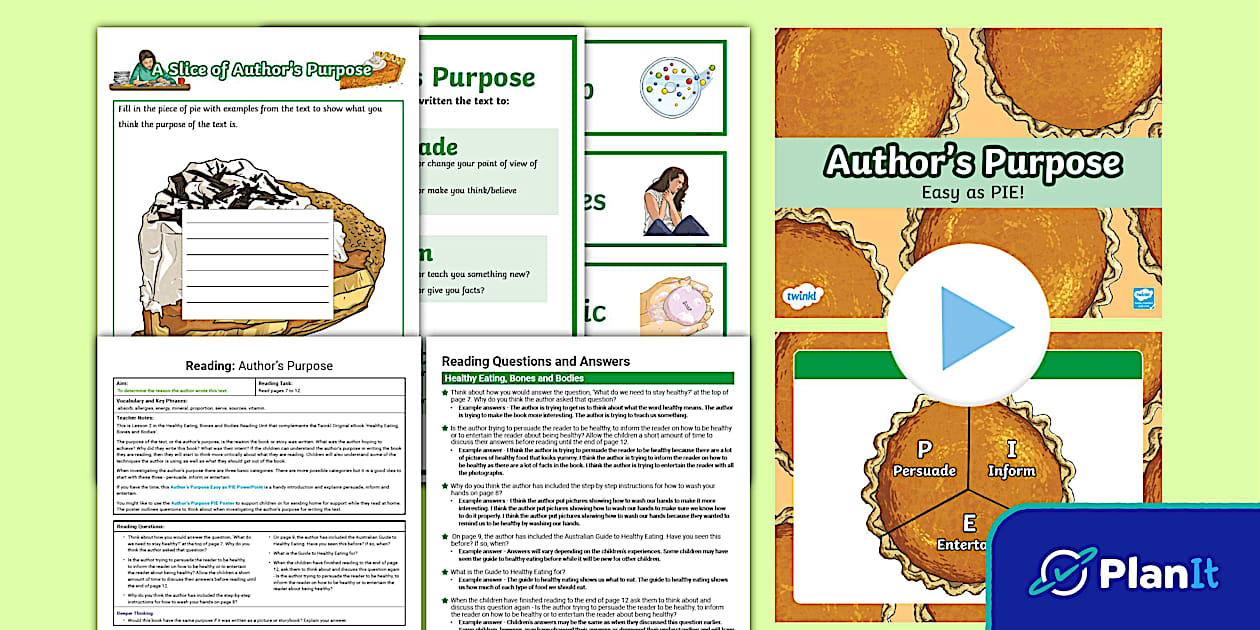Year 3 Healthy Eating, Bones and Bodies: Reading Lesson 2