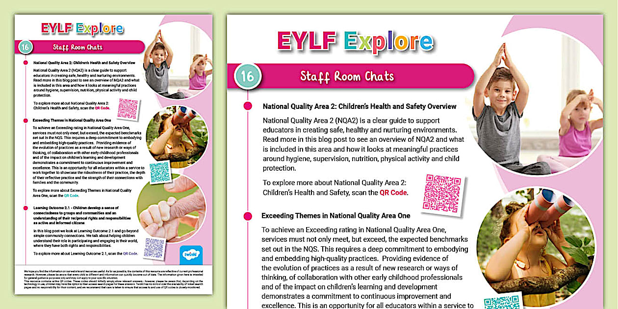 EYLF Explore Vol 16 (Teacher-Made) - Twinkl