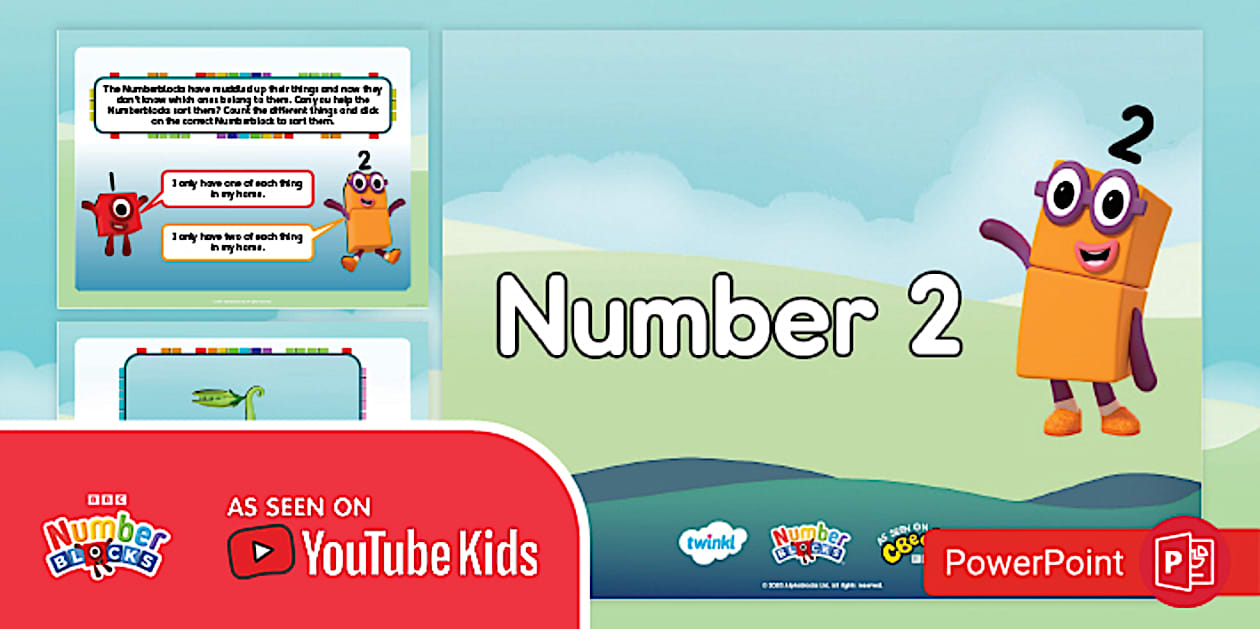 Numberblocks: Number 2 PowerPoint | Math & Counting