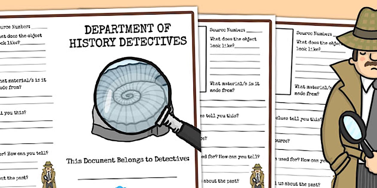 Editable History Detective Sources Writing Frame - Twinkl