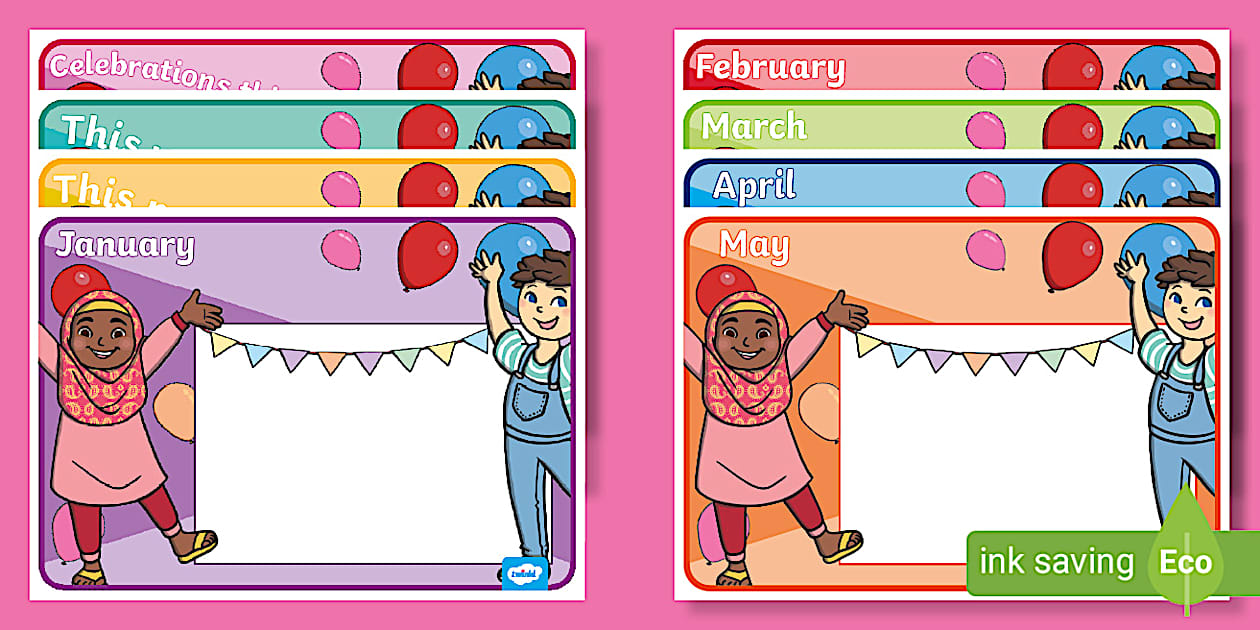 👉 Festivals and Celebrations Calendar Display Posters