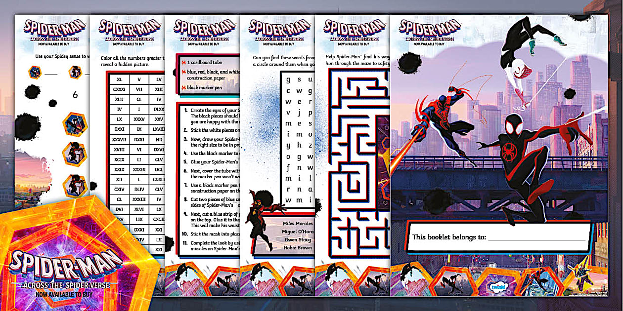 FREE! - Spider-Man™: Activity Booklet for 3rd-5th Grade