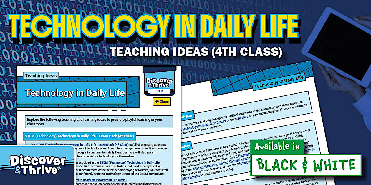 STEM Technology Teaching Ideas for 4th Class