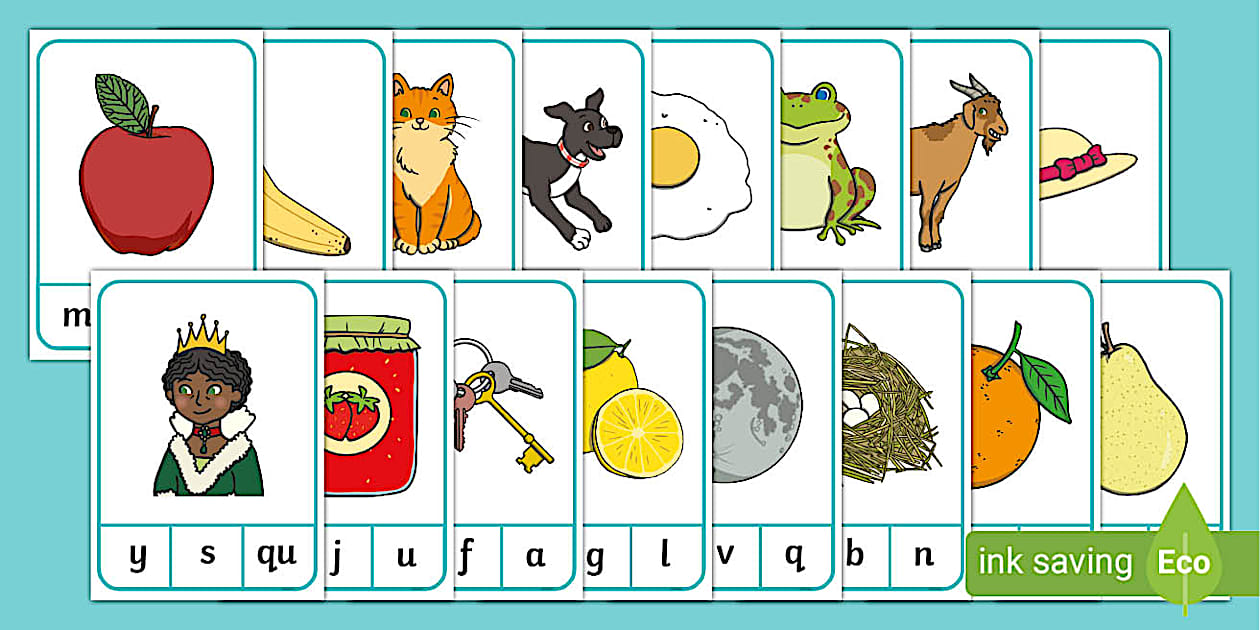 Initial Sounds Peg Matching Game (teacher made) - Twinkl
