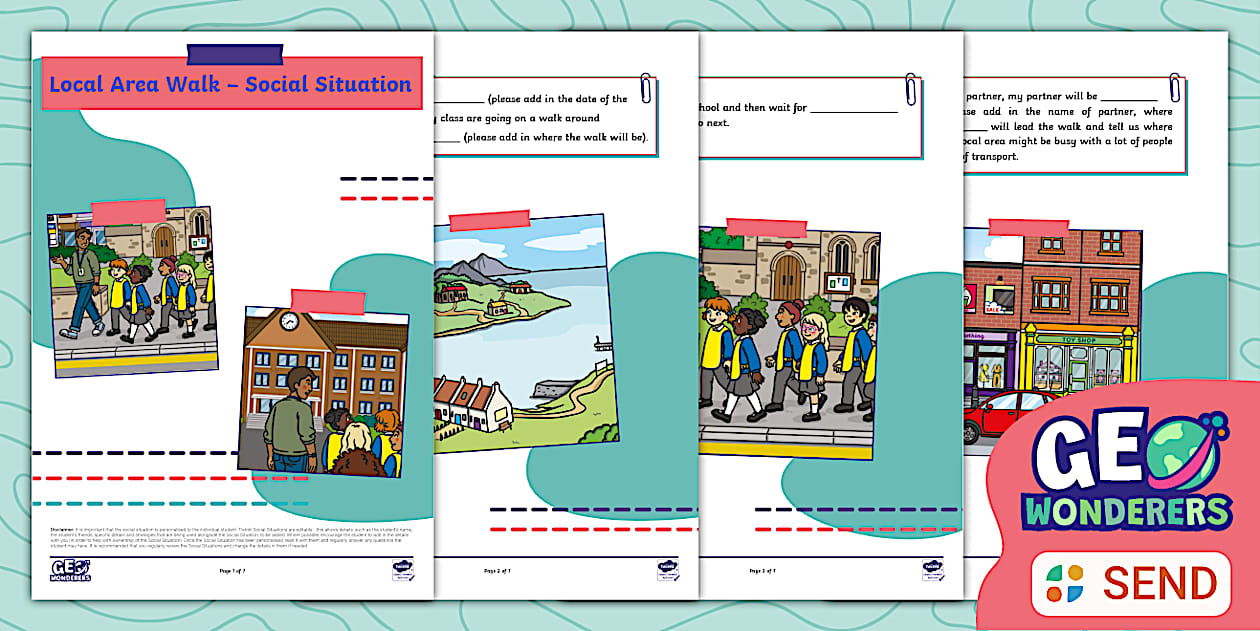 Geo Wonderers KS1 The UK Local Area Walk Social Situation