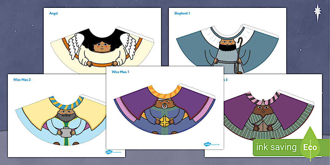 Nativity Cone People - Nativity Craft Ideas for Children