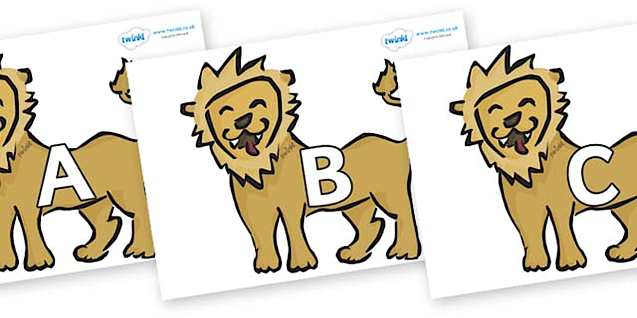 A-Z Alphabet on Lions