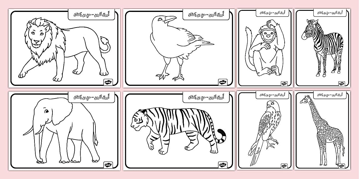 Hayy Bin Yaqdhan's Story Colouring Pages