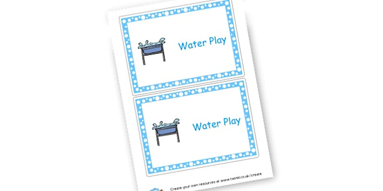 Water Play (teacher made) - Twinkl