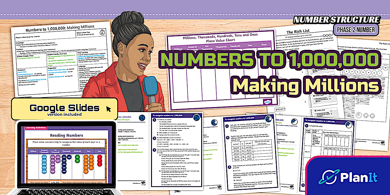 Year 5 Number: Numbers to 1,000,000 - Making Millions