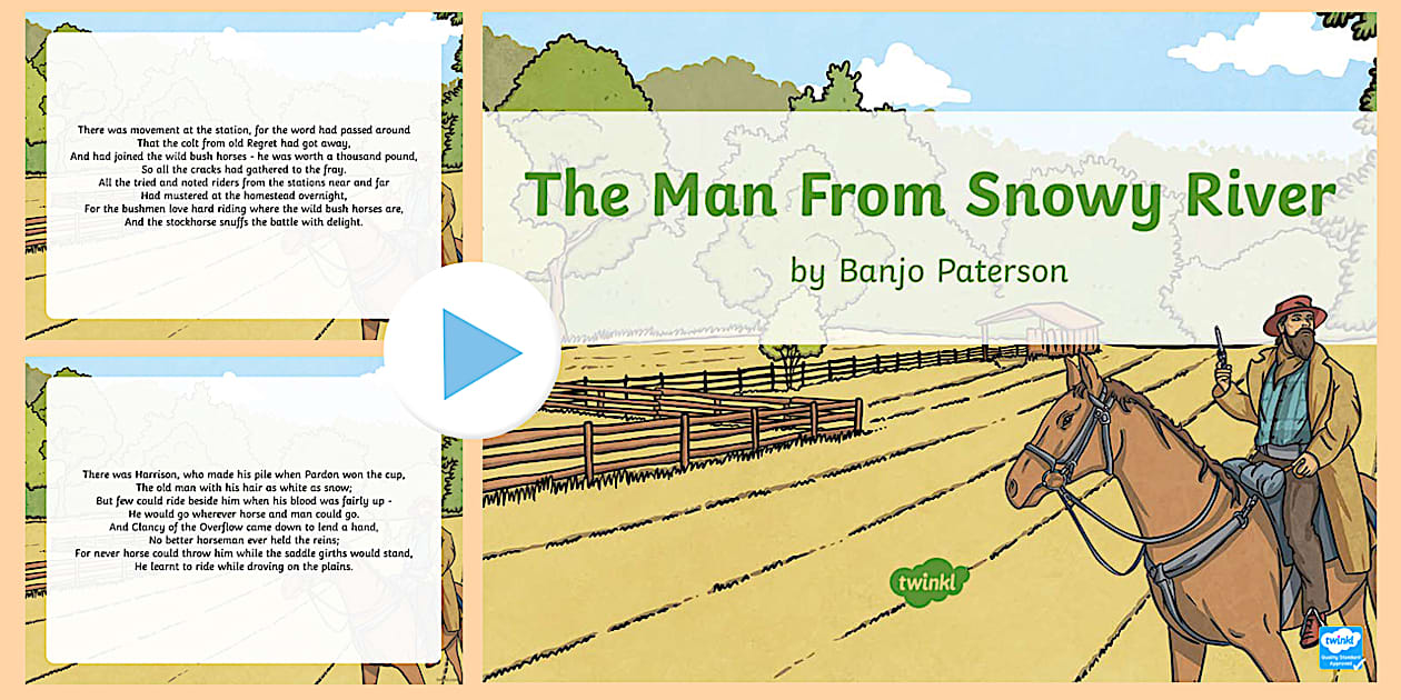 Banjo Paterson 'The Man From Snow River' (teacher made)